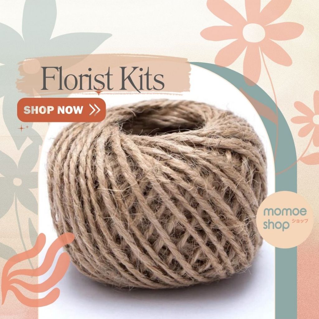 Jual Tali rami tali goni 3 ply hemp rope jute twine hiasan foto ...