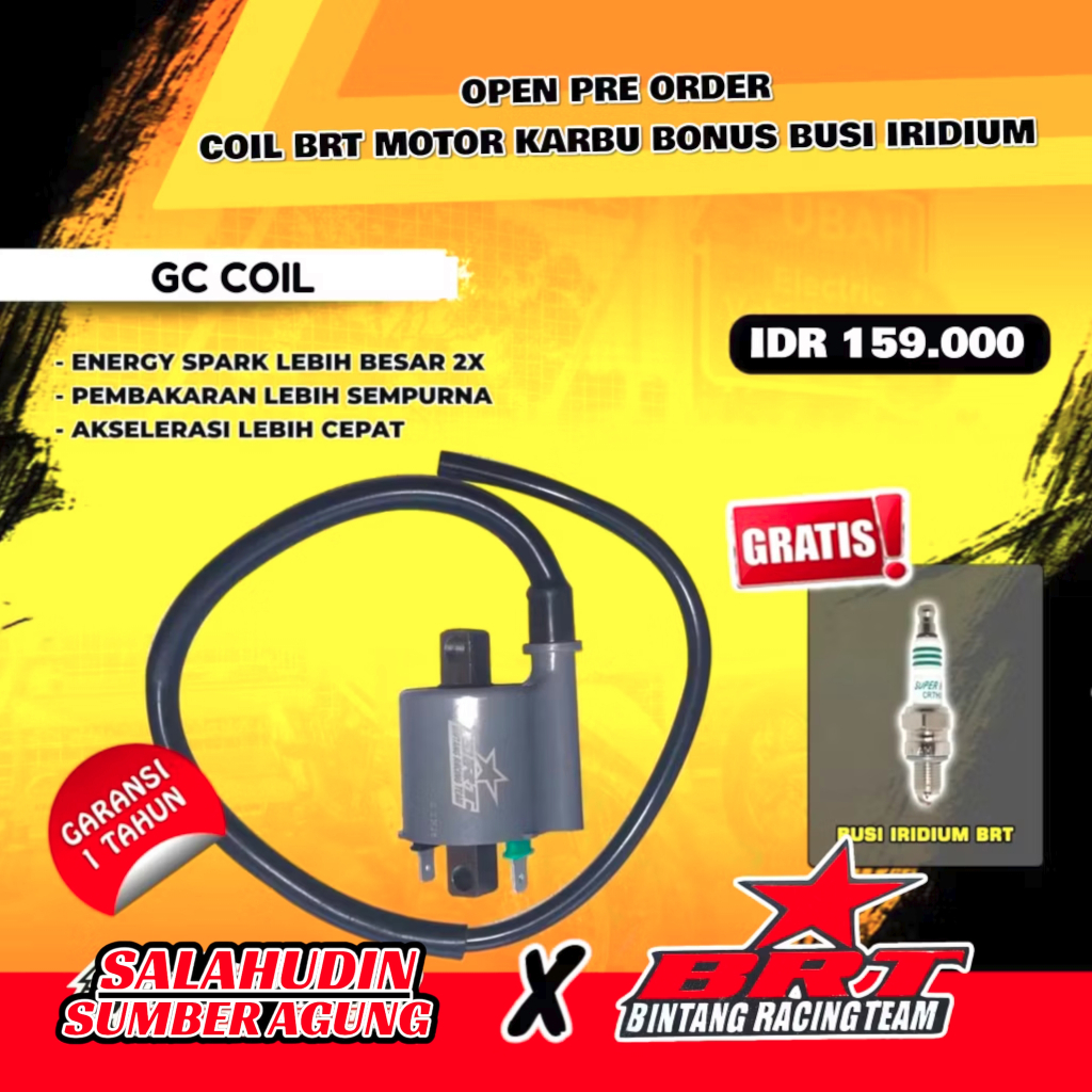 Jual Coil Koil BRT G Coil Injeksi Injection Bebek Matic Vario 125 150 ...