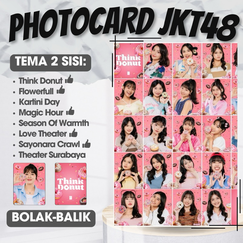 Jual [25PCS] PHOTOCARD JKT48 CETAK 2 SISI | Shopee Indonesia