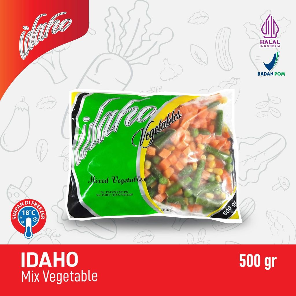 Jual IDAHO Mix Vegetable 500 Gram | Shopee Indonesia