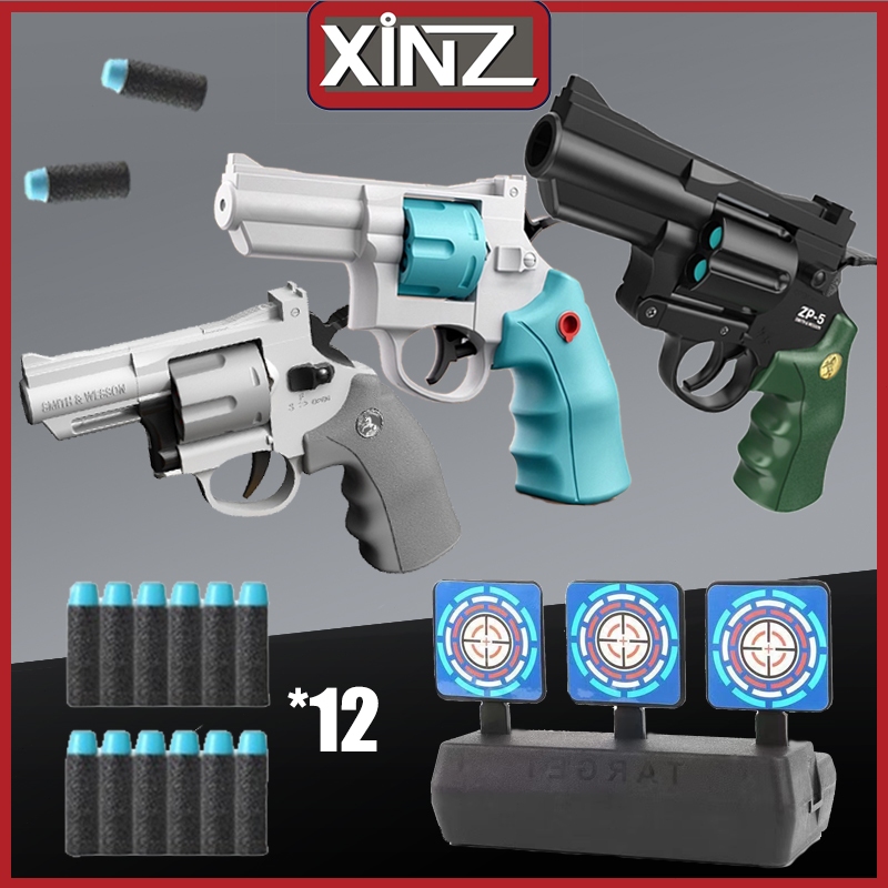Jual XiNZ Mainan Menembak Anak Pistol Peluru Lunak Yang Aman Peluru ...