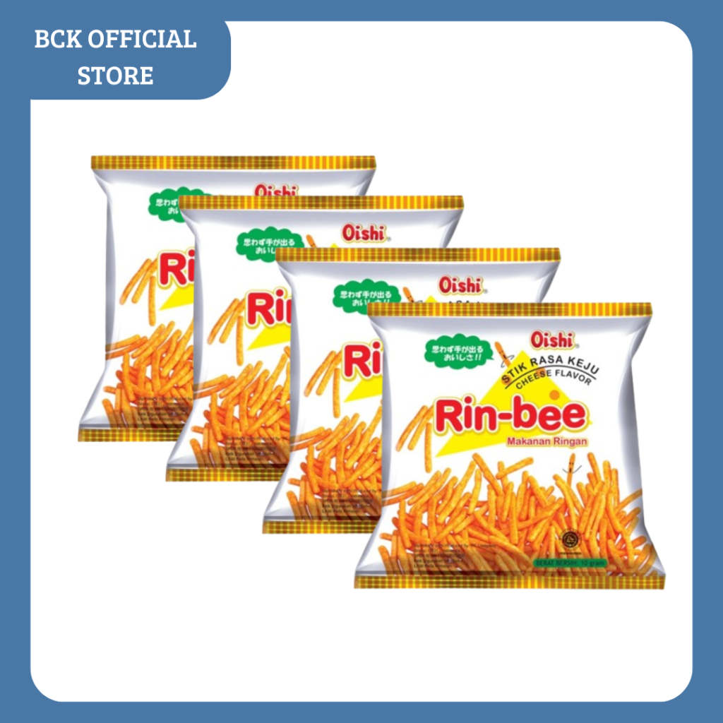 Jual Oishi Rin Bee Snack Stik Keju 10x11gr (renceng) | Shopee Indonesia
