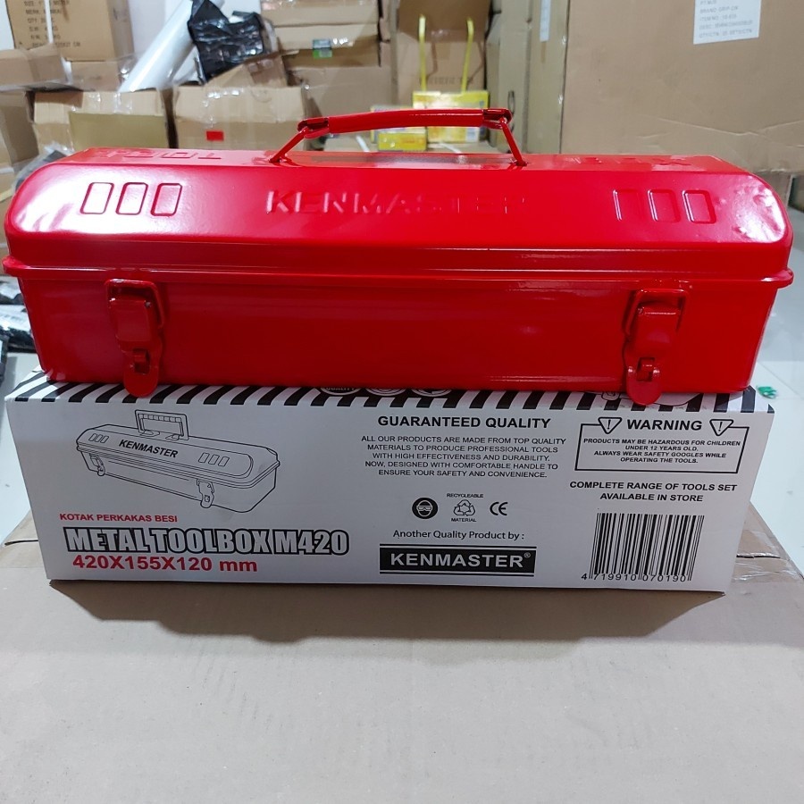 Jual TOOL BOX BESI 1 SUSUN KENMASTER M420 TOOLBOX METAL KOTAK PERKAKAS | Shopee Indonesia