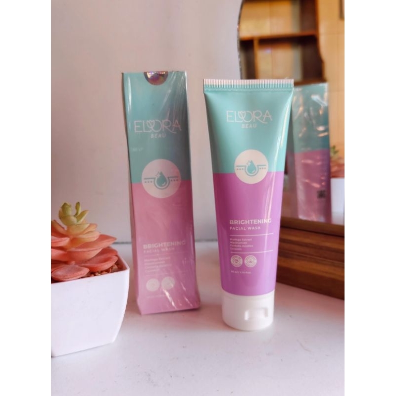 Jual ELORA BRIGHTENING FACIAL WASH - NEW - 80 ml - EXP 12 2025 | Shopee ...