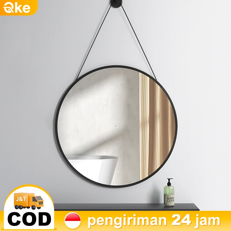 Jual Cermin Gantung Dinding Cermin wc Bathroom Mirror Cermin Bulat ...