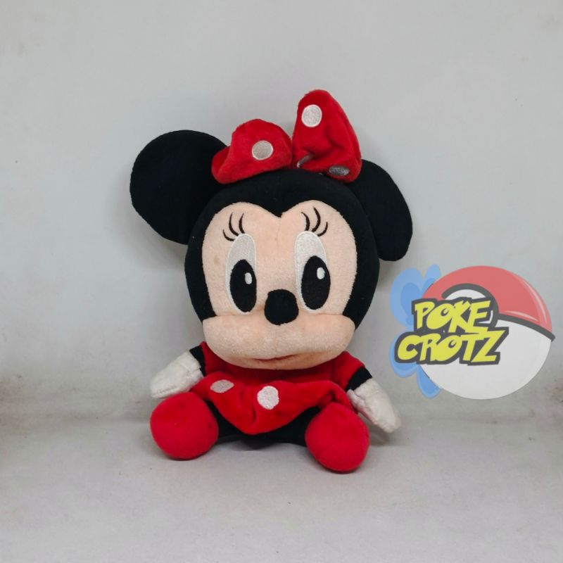 Jual Boneka minnie mouse kecil disney classic plush 21cm | Shopee Indonesia