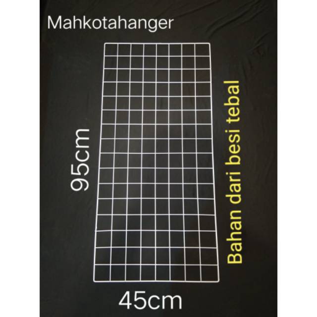 Jual Diskon 1 Jaring Ram Dinding Ukuran 45x95cm Gantungan Ram Display ...
