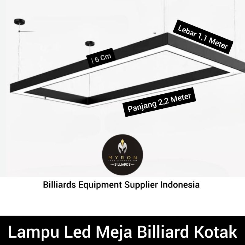Jual Lampu Led Billiard Kotak~Lampu Billiard Led Persegi Panjang ...