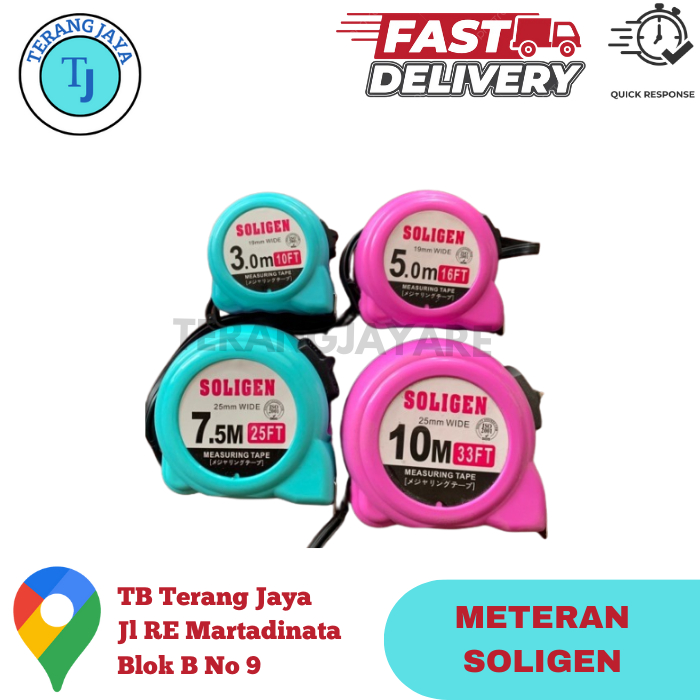 Jual Meteran Soligen 3M 5M 7,5M 10M | Shopee Indonesia