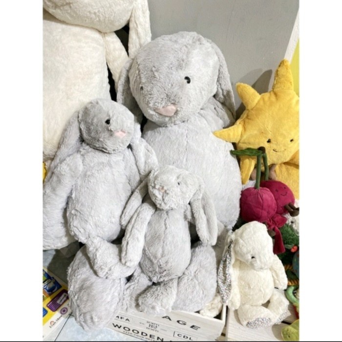 Jual Boneka Jellycat Bashful Bunny Size M Medium Original New Kelinci ...