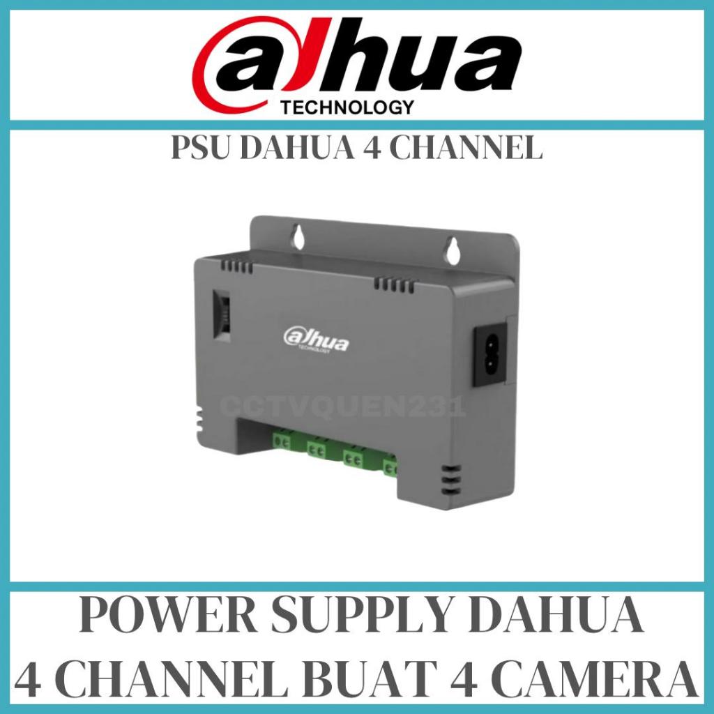 Jual POWER SUPPLY DAHUA 4 CHANNEL BUAT 4 CAMERA CCTV PSU 4CH | Shopee Indonesia