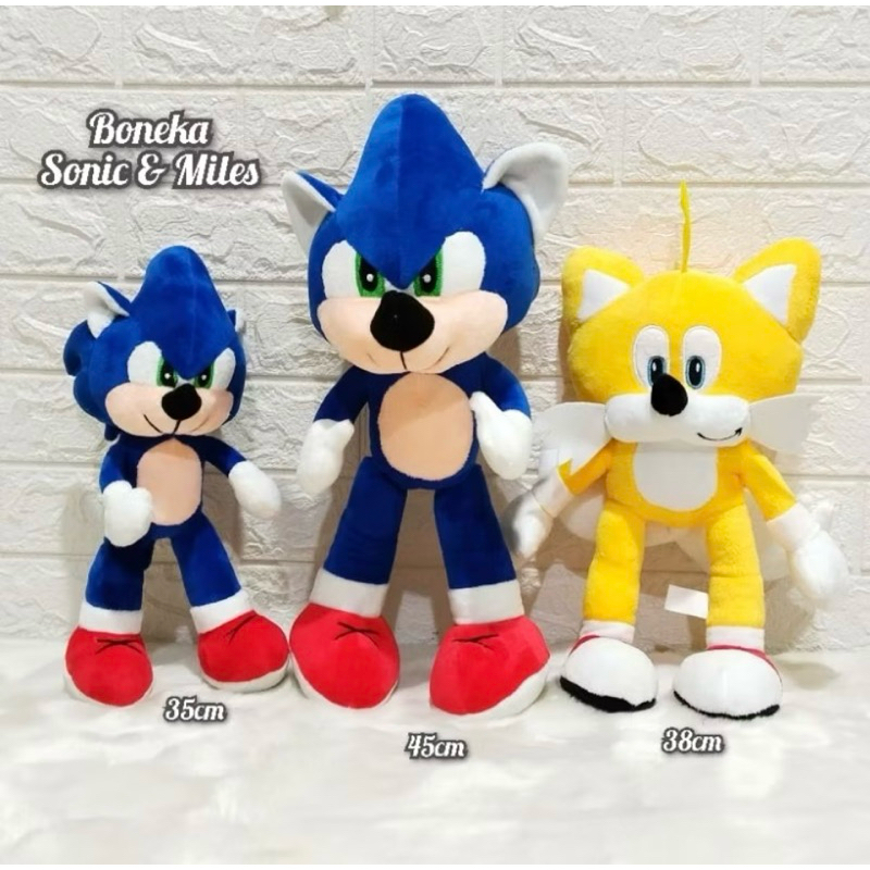Jual boneka sonic boneka sonic miles | Shopee Indonesia