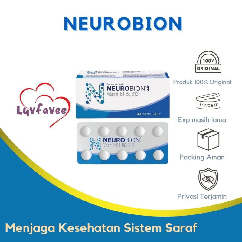 Jual Neurobion tab Strip isi 10 | Shopee Indonesia
