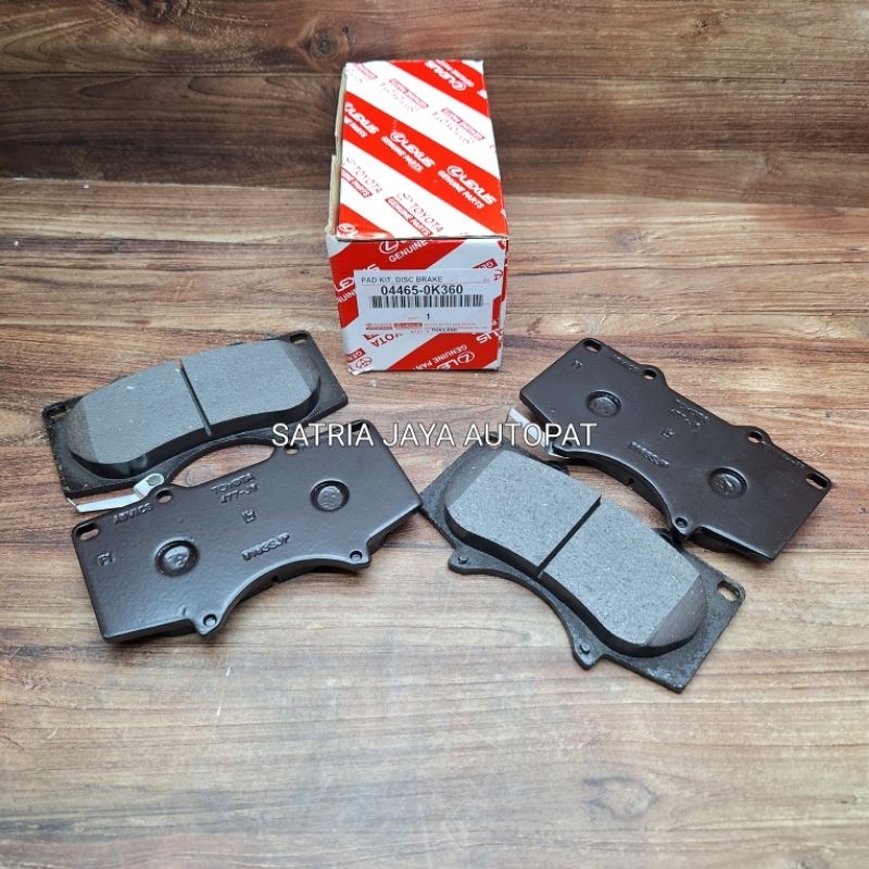 Jual KAMPAS REM DEPAN HILUX REVO FORTUNER BRAKE PAD HILUX REVO 04465-0K360 original | Shopee ...