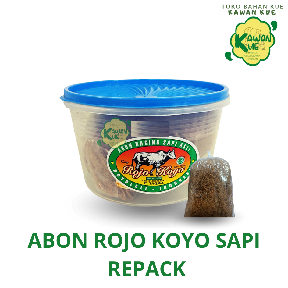 Jual Abon Sapi Cap Rojo Koyo / Kualitas Asli Daging Sapi / Topping Roti ...