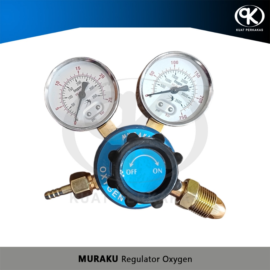 Jual Regulator Las Oxygen MURAKU Welding Regulator Oksigen O2 | Shopee ...