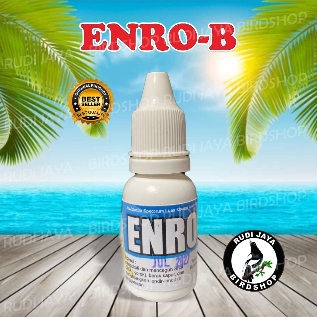 Jual ENRO-B ENRO B ENROB DRH JATMIKO OBAT ANTIBIOTIK ATASI BURUNG SERAK ...