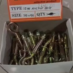 Jual Eye Dynabolt M-10×50 Baut Gantung / Eye Bolt Sleeve Anchor 8×10×50 ...