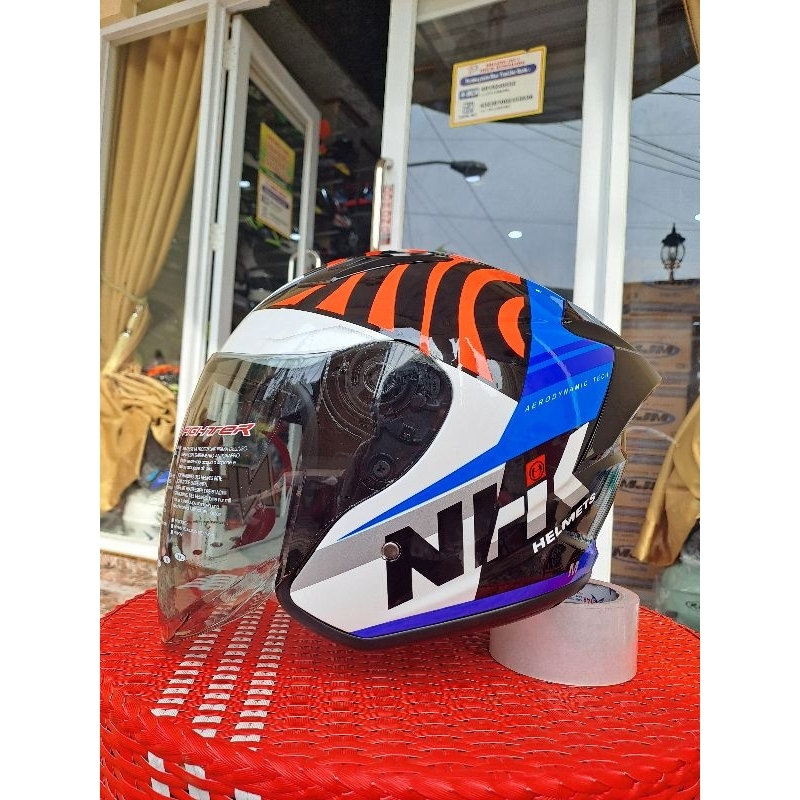 Jual HELM NHK R1 ELITE AERODYNAMIC FULL WARNA | Shopee Indonesia