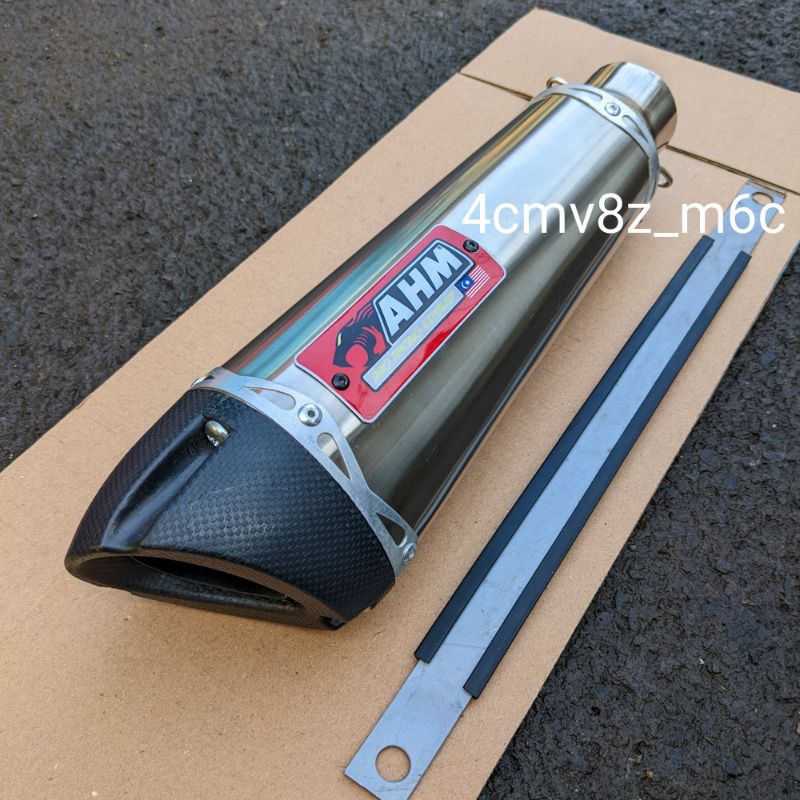 Jual AHM Canister pipe exhaust 51mm for Wave 100 110 125 Xrm 100 110 ...