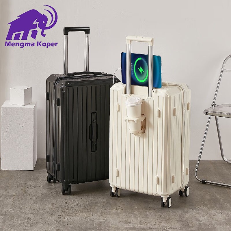 Jual 【MENGMA KOPER】A198 KOPER ZIPPER KAPASITAS BESAR 20/24/28 INCH ...