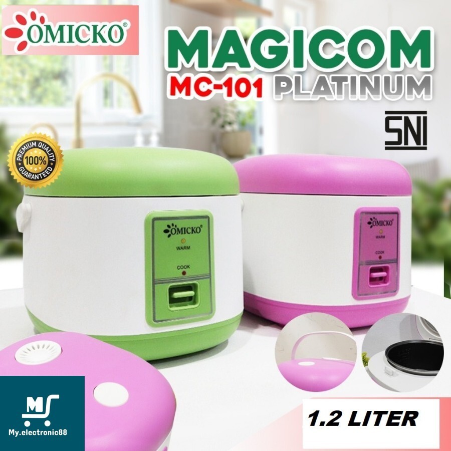 Jual MAGIC COM 1,2LT OMICKO PLATINUM ( MC 101 ) | Shopee Indonesia
