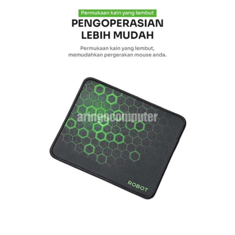 Jual Acc (MousePad) ROBOT RP01 GREEN 22cm x 18cm | Shopee Indonesia