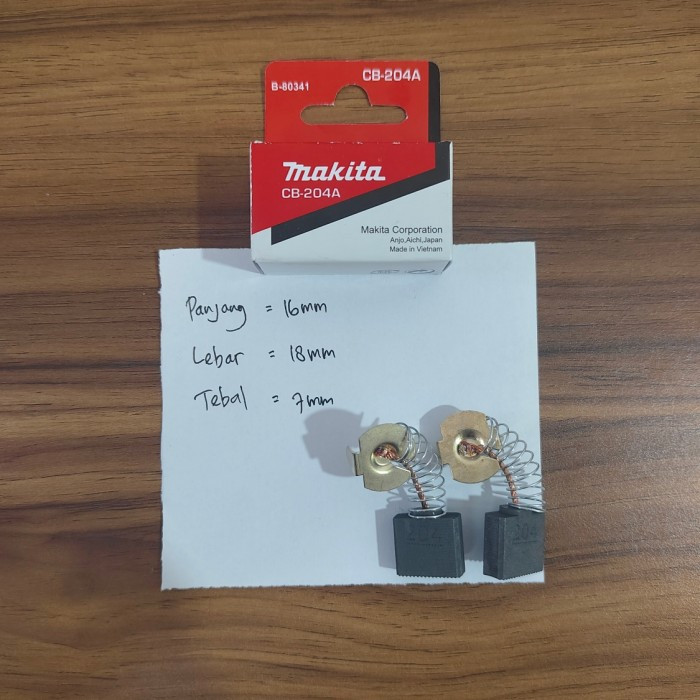 Jual Carbon Brush Makita CB 204A 204 A / Arang / Spul / Sepul / Bostel / Kul | Shopee Indonesia