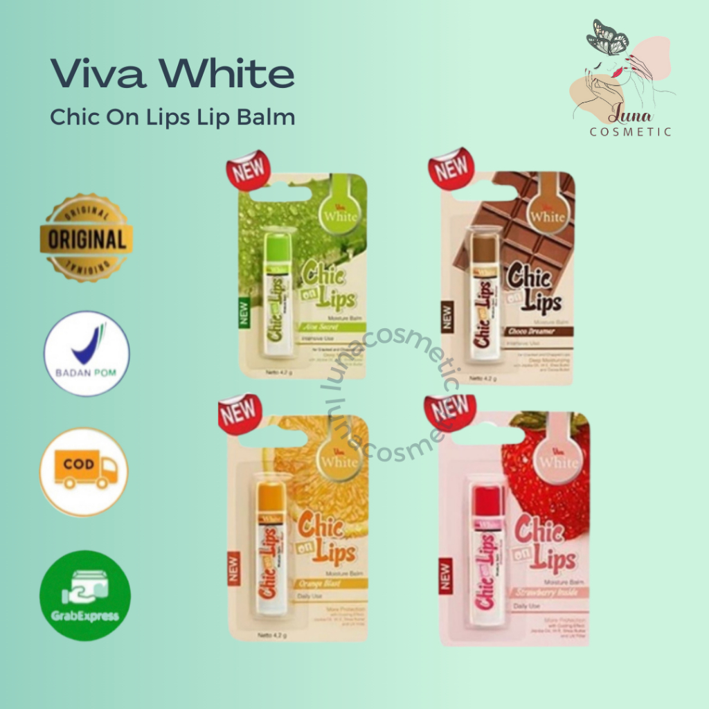 Jual Viva White Chic On Lips Lip Balm 4.2gr | Shopee Indonesia