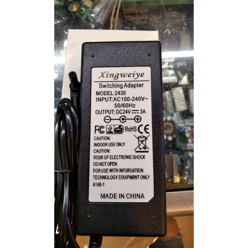 Jual Adaptor 24V 3A Adapter 24 volt 3 amper | Shopee Indonesia