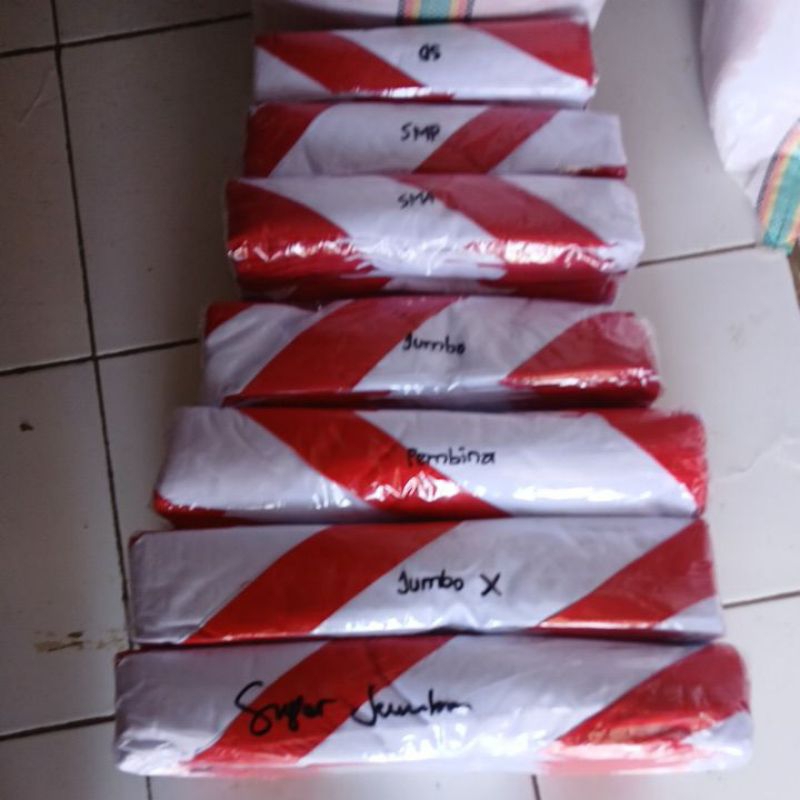 Jual kacu pramuka katun isi 20 pcs ukuran SD SMP SMA JUMBO PEMBINA ...
