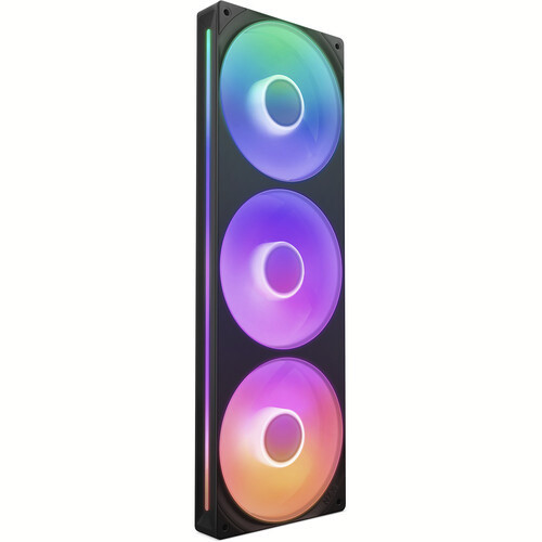 Jual NZXT F360 RGB CORE MATTE BLACK SINGLE FRAME 360MM CASE FAN CASING ...