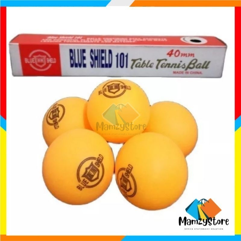 Jual Bola pingpong / Bola tenis meja blue shield 101 isi 6 pcs | Shopee ...