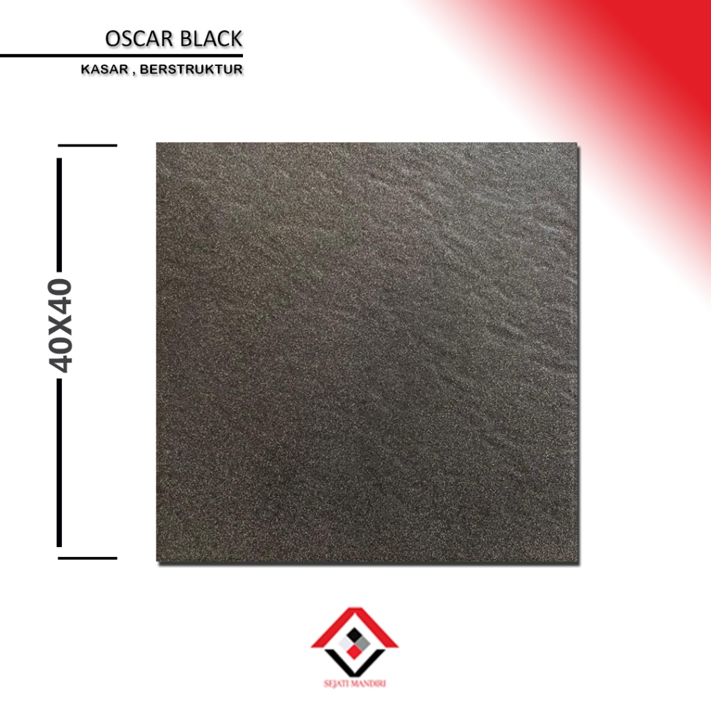 Jual keramik 40x40 motif batu alam - asiatile oscar black | Shopee ...