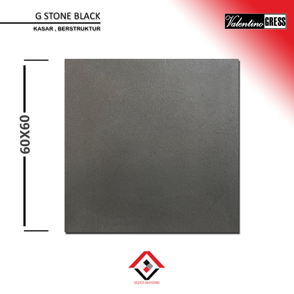 Jual granit 60x60 motif batu alam - valentino gress g stone black ...