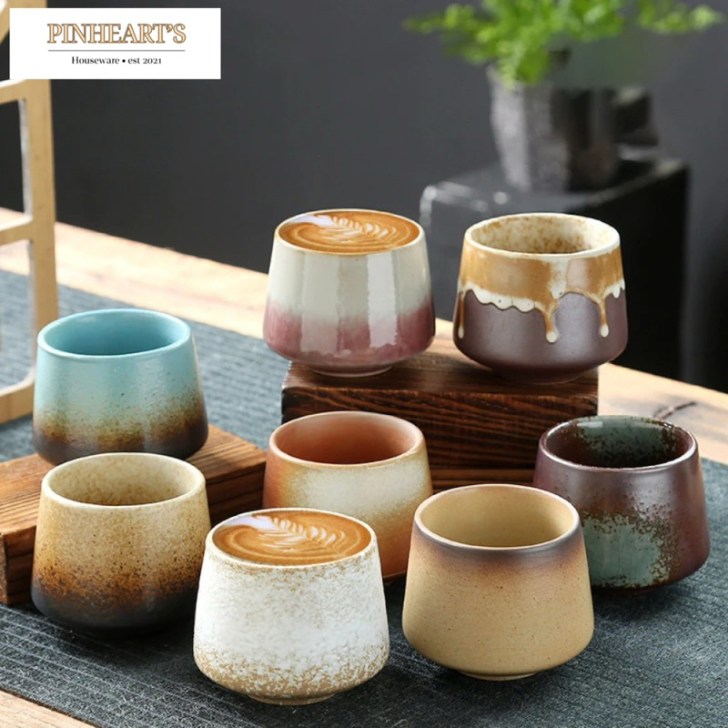 Jual GELAS KERAMIK VINTAGE JAPANESE STYLE COFFEE TEA CUP 200ML - FB014 ...