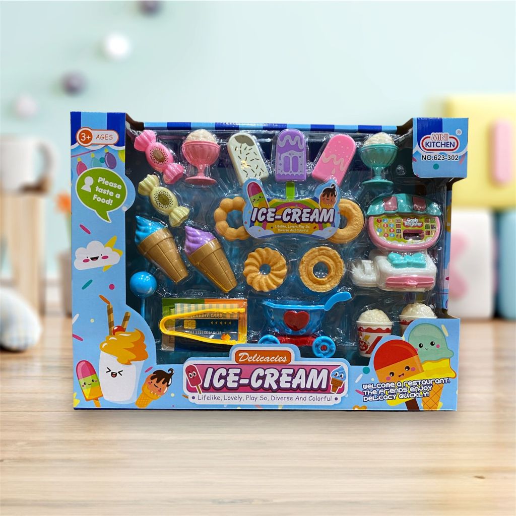 Jual Mainan Ice Cream/Susun Es Krim-Mainan Anak ice Craem Playset ...