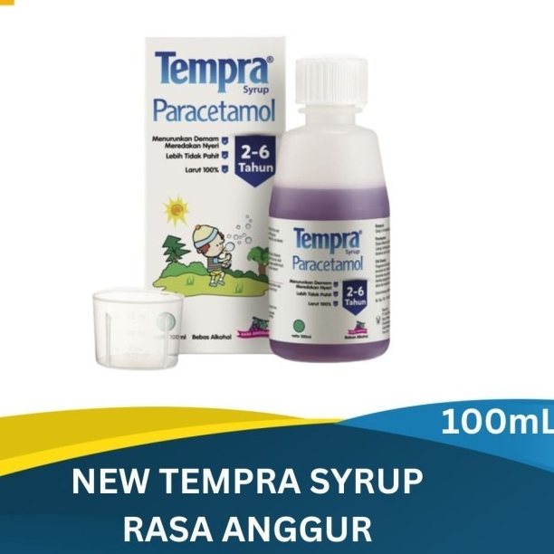 Jual Tempra Sirup Rasa Anggur 2 - 6 Tahun 100 mL | Shopee Indonesia
