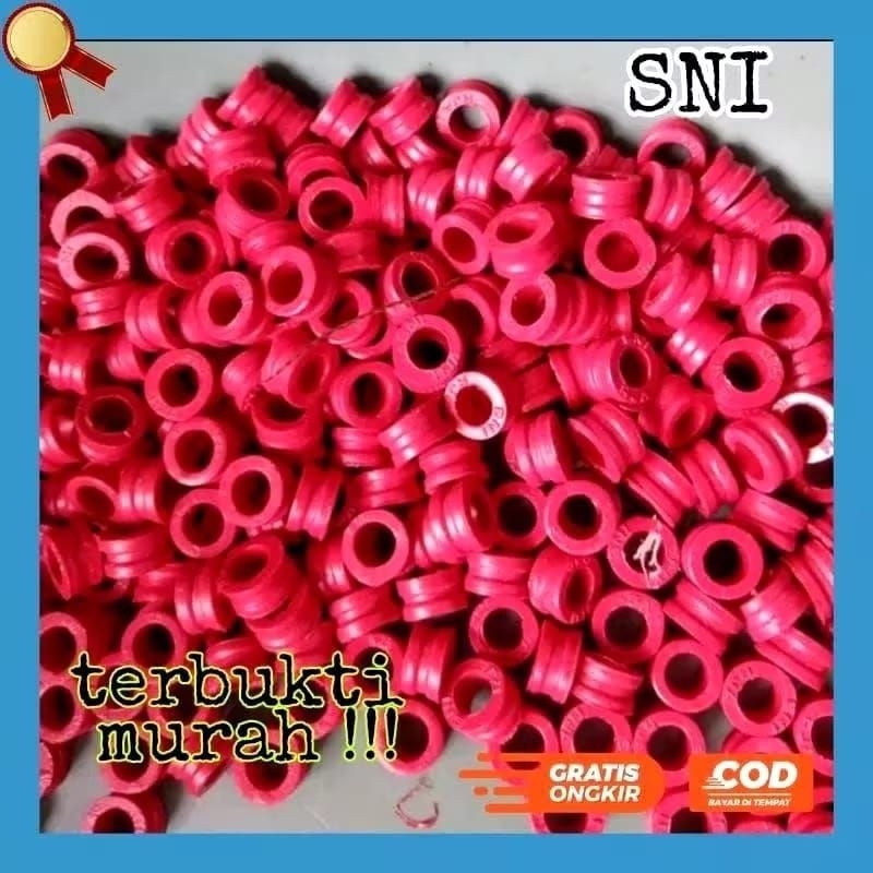 Jual MERAH Karet Gas LPG SNI MERAH PER 20 PCS 3KG 5KG 12KG Seal Karet ...