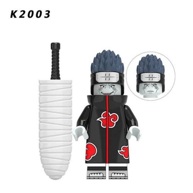 Jual Mini Action Figure Kisame Plus Hiu Anime Naruto Brick Mainan Balok ...