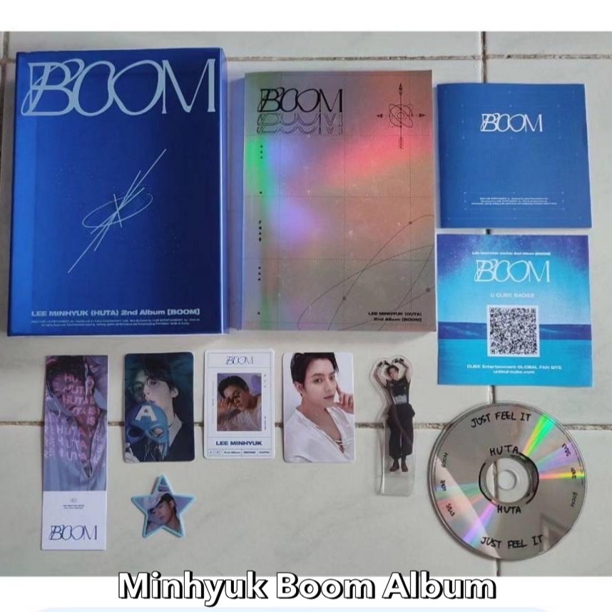 Jual BTOB Minhyuk HUTA BOOM Solo Album Fullset Unsealed | Shopee Indonesia