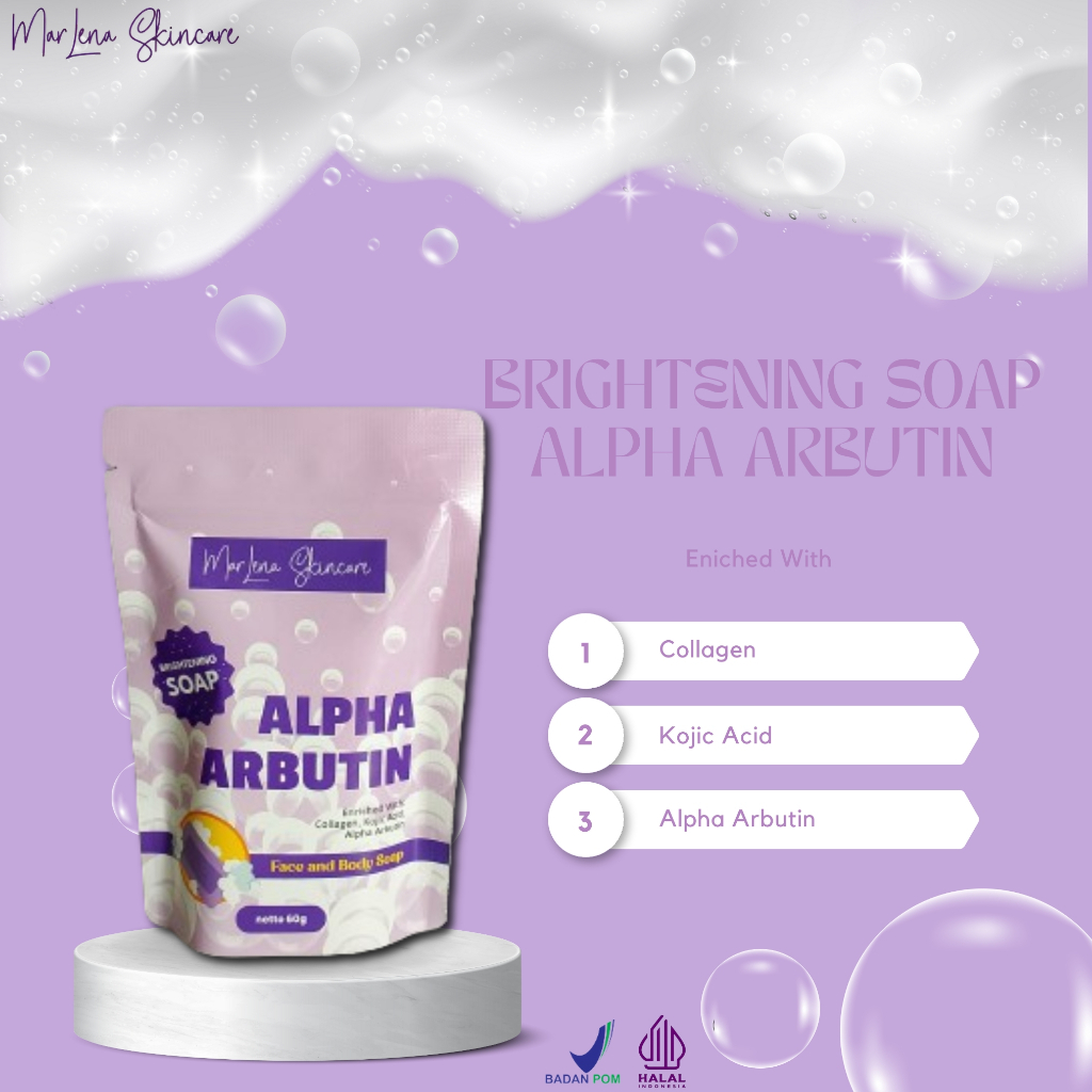 Jual SABUN PEMUTIH BADAN DOSTING MARLENA ALPA ARBUTIN ecer 1 pcs ...