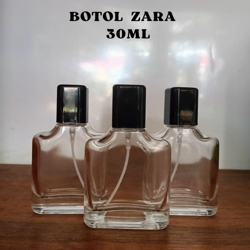 Jual BOTOL ZARA 30ML DRAT TUTUP HITAM | Shopee Indonesia