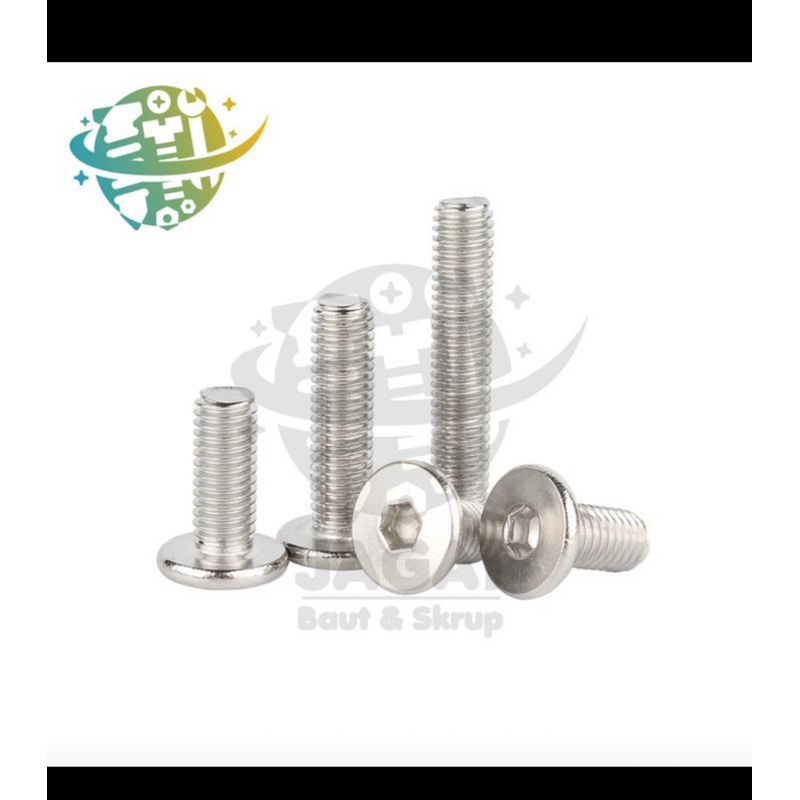 Jual baut L tanam dan Topi ukuran m5 | Shopee Indonesia