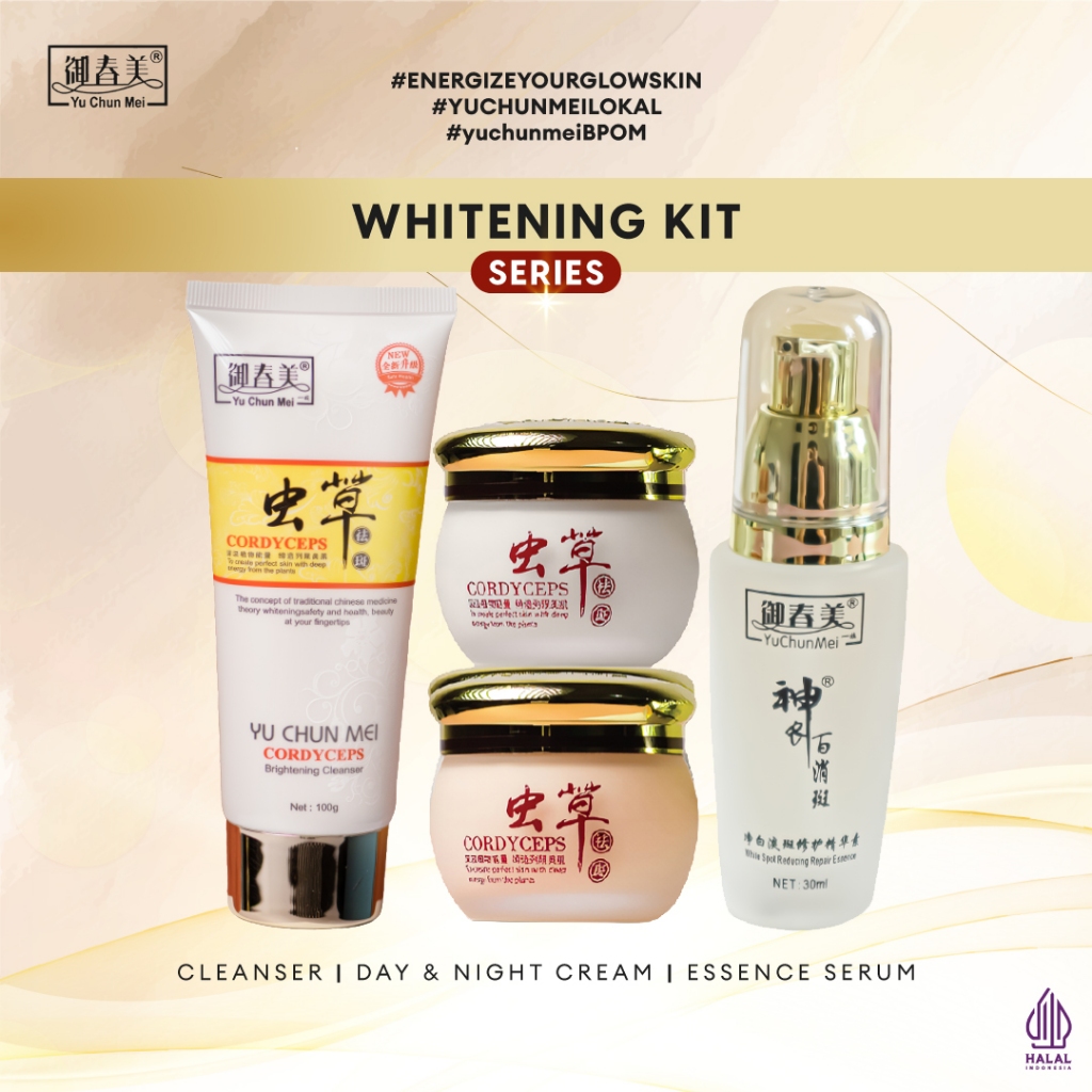 Jual [BPOM ORIGINAL LOKAL] YU CHUN MEI Cordyceps Whitening Kit | Shopee ...