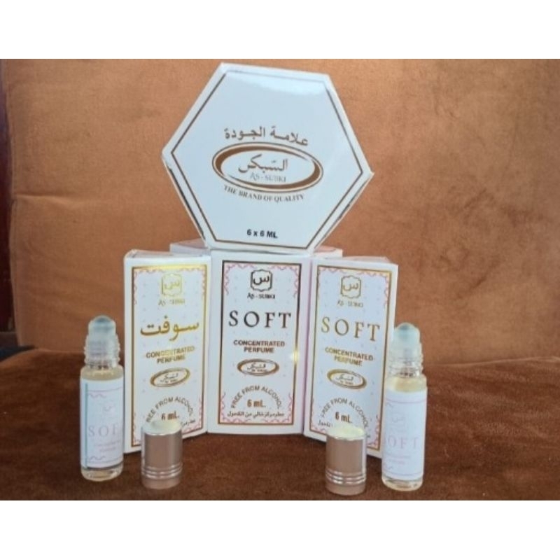 Jual parfum arab terlaris roll on 6ml 1 box isi 6 pcs dengan aneka ...
