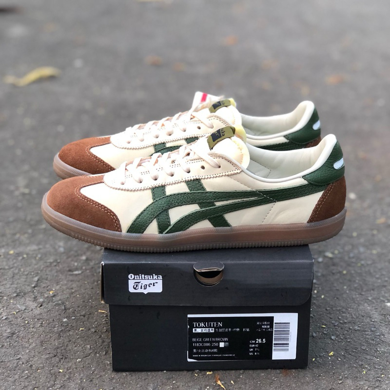 Jual SEPATU ONITSUKA TIGGER TOKUTEN BEIGE GREN SEPATU PRIA | Shopee ...