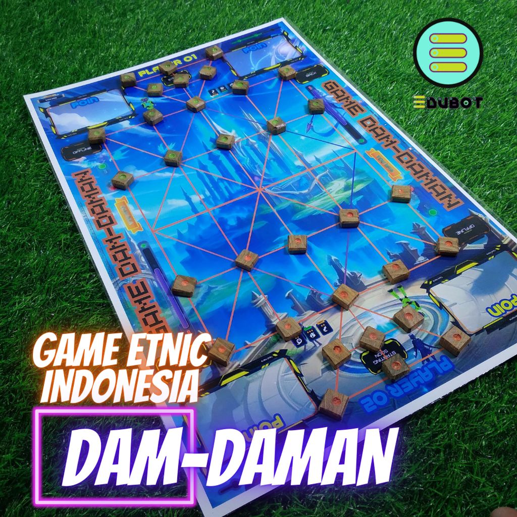 Jual PERMAINAN EDUKASI DAM-DAMAN PERMAINAN ETNIC ZAMAN DAHULU DESAIN ...
