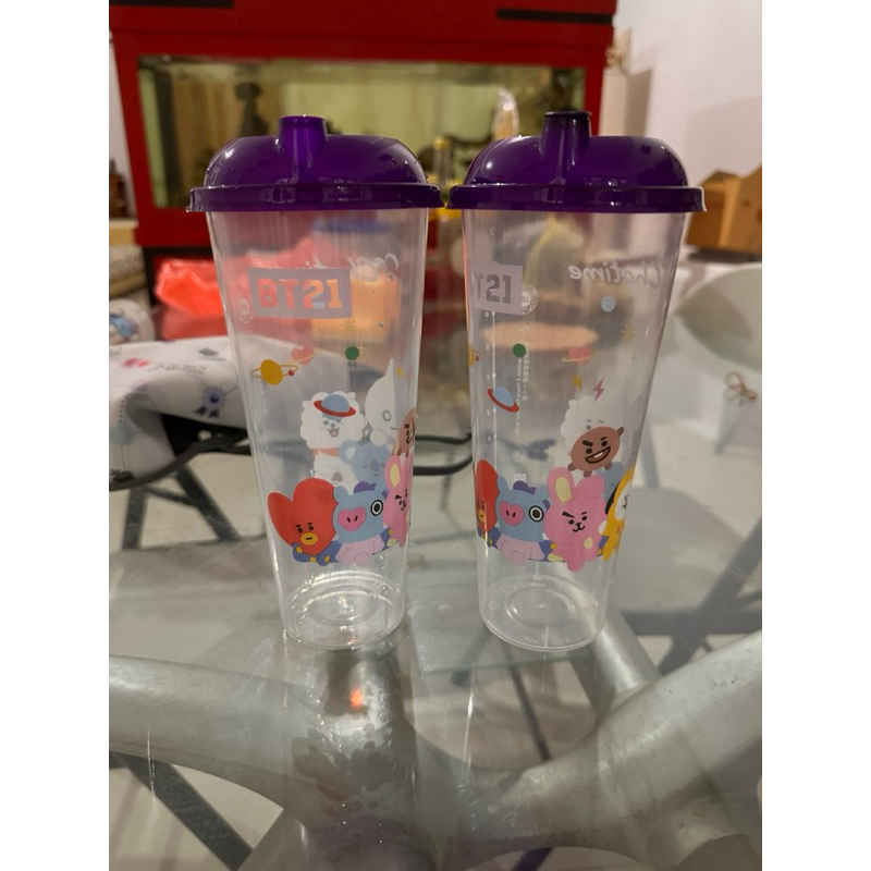 Jual original chatime x BT21 cup and bottle | Shopee Indonesia