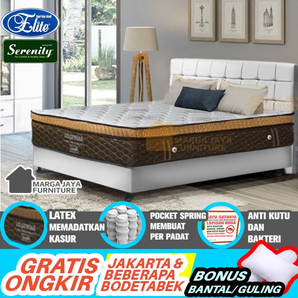 Jual SET Divan Sandaran Kasur ELITE SERENITY IMPRESSA POCKET LATEX ...